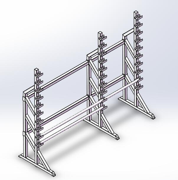 Heavy Duty Floor Standing Roll Storage Rack for PVC PU Conveyor Belt ...