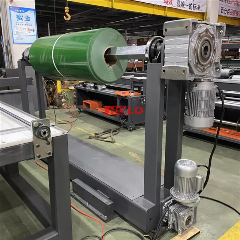 Conveyor Belt Slitter with winder & rewinder and working table ...