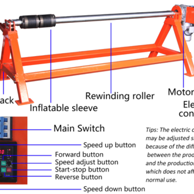 PVC PU Conveyor Belt Winder and Rewinder For CA Cutting Machine - Buy ...